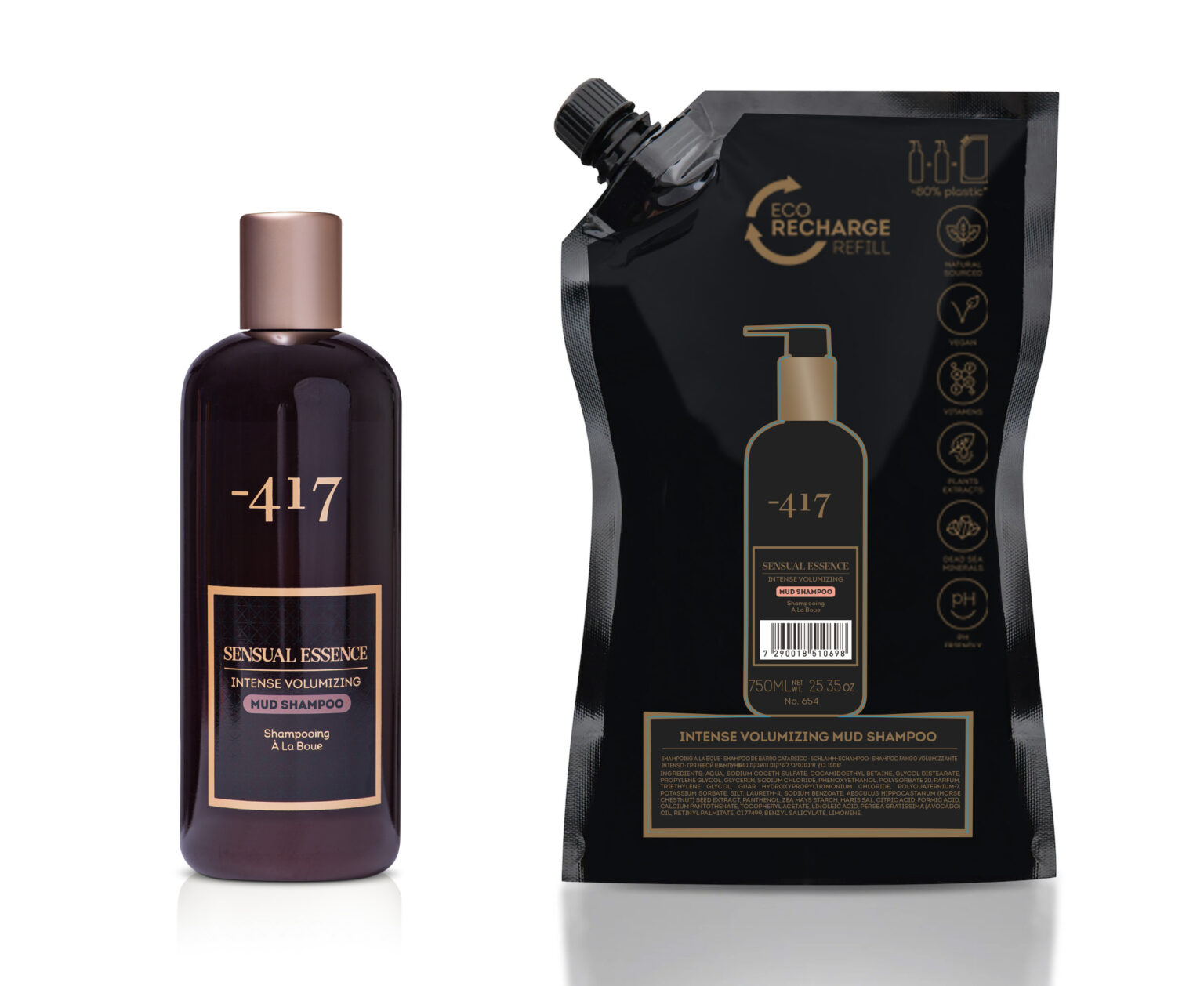 Køb Minus 417 - Mudder Shampoo 750 ml. + 350 ml. - Salt Touch